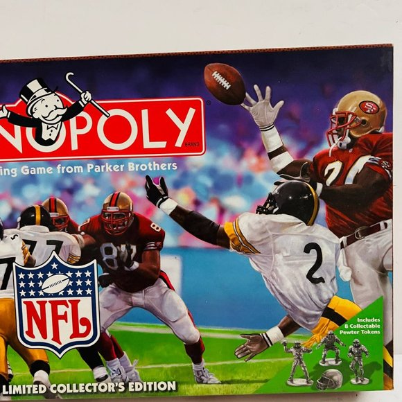 Hasbro | Games | Vintage Monopoly Nfl Football Official Limited ...